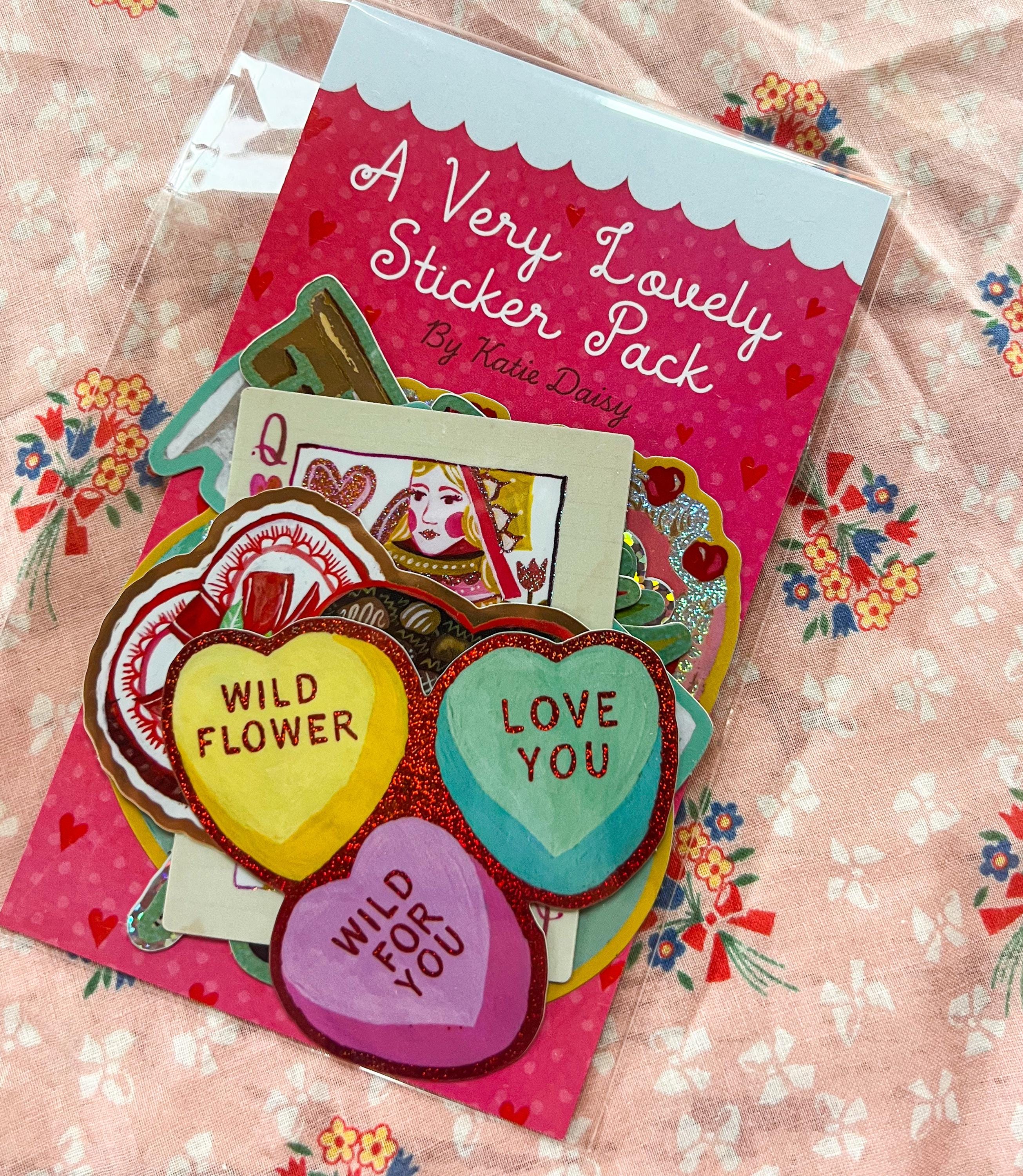 A Very Lovely Sticker Pack - Set of 8 Stickers - Etsy UK