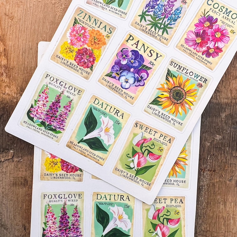 Seed Packet Tags - Etsy