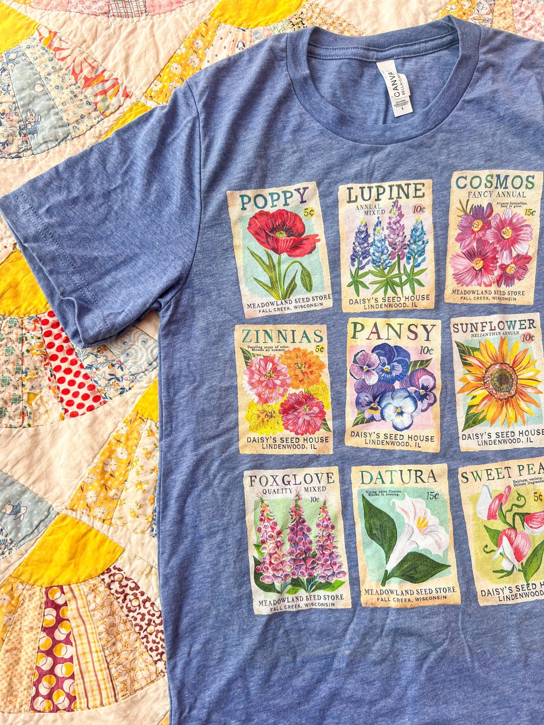 Seed Packet Tri-blend Tee - Etsy