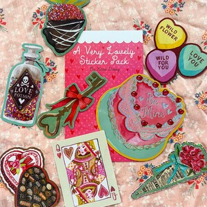 A Very Lovely Sticker Pack - Set of 8 Stickers - Etsy UK