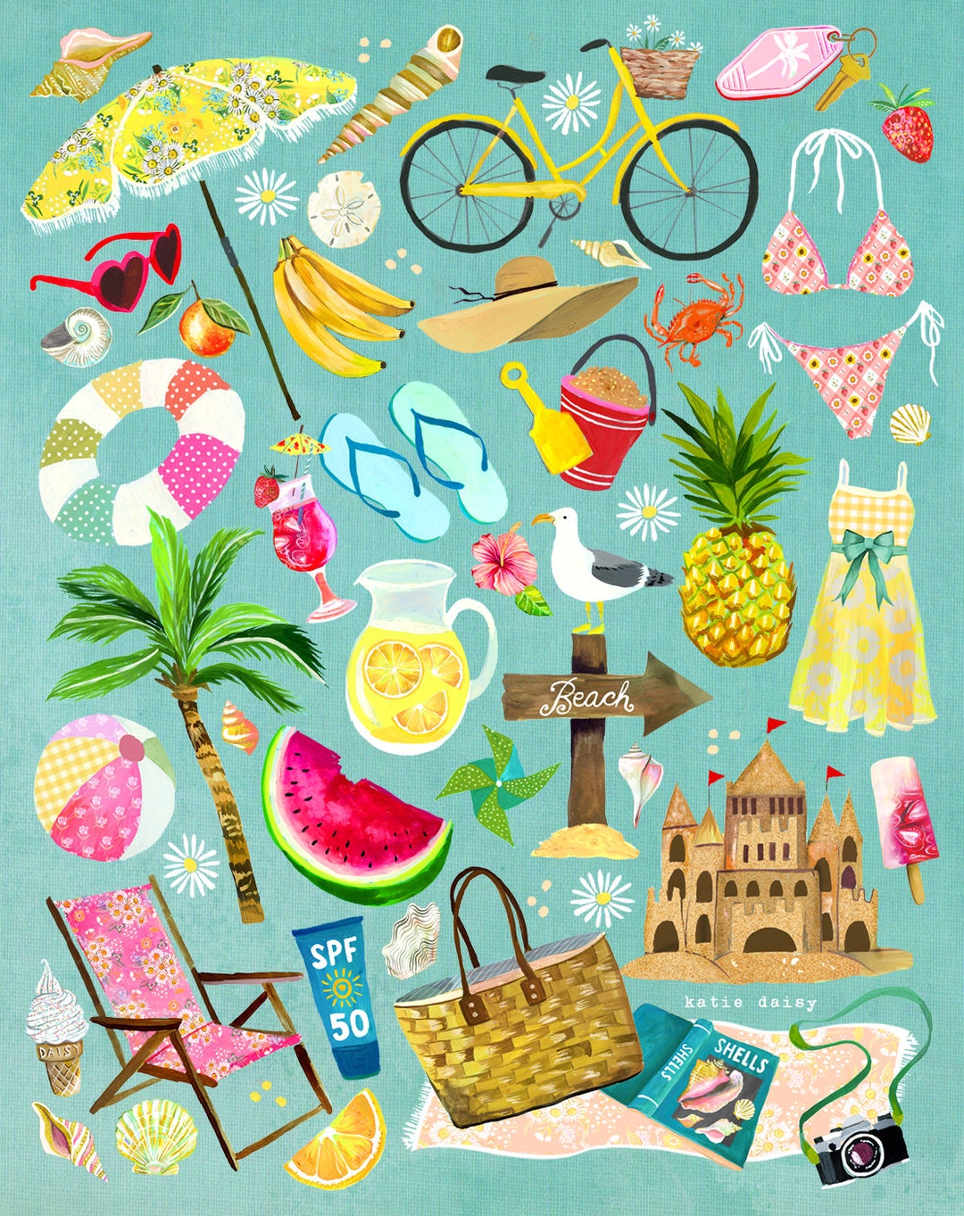 Summer Art Print - Etsy