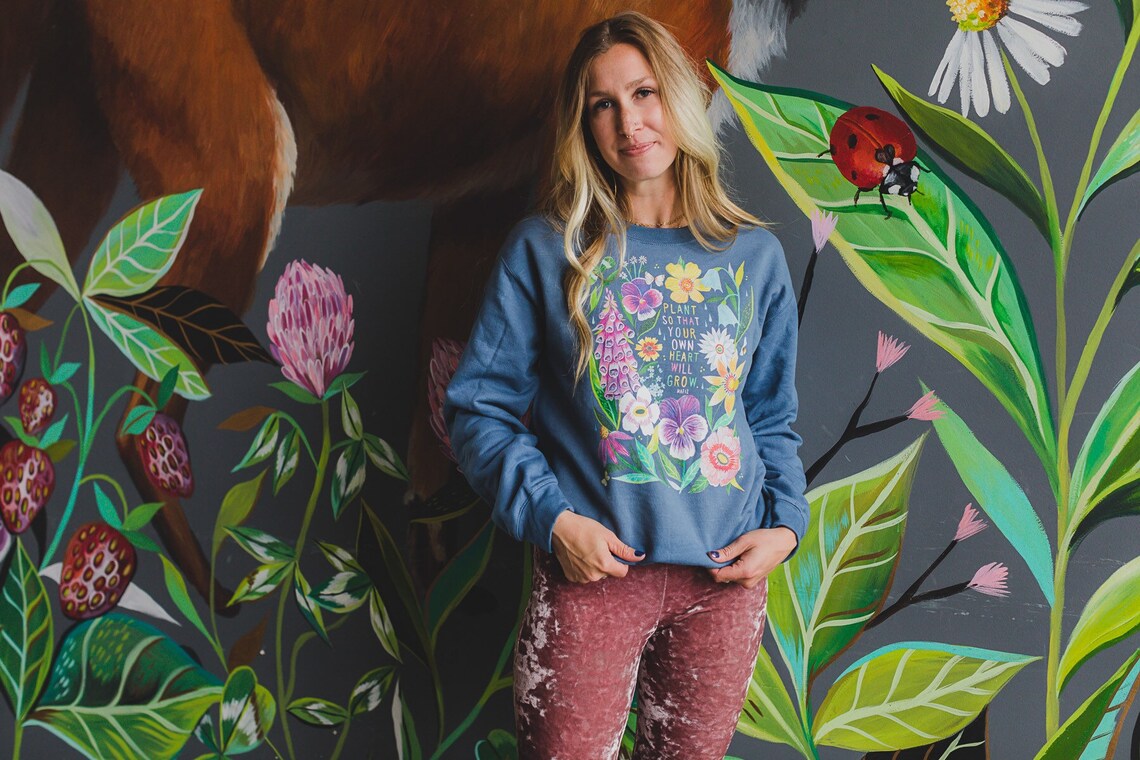 Plant Sweatshirt | Etsy