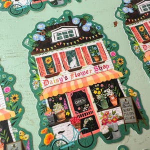 Flower Shop Sticker - Etsy