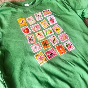 Stamp Collection Tee Shirt - Etsy