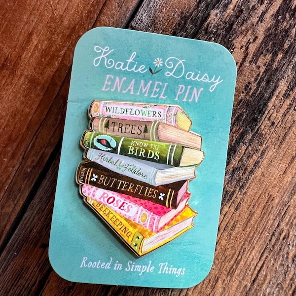Book Pin - Etsy