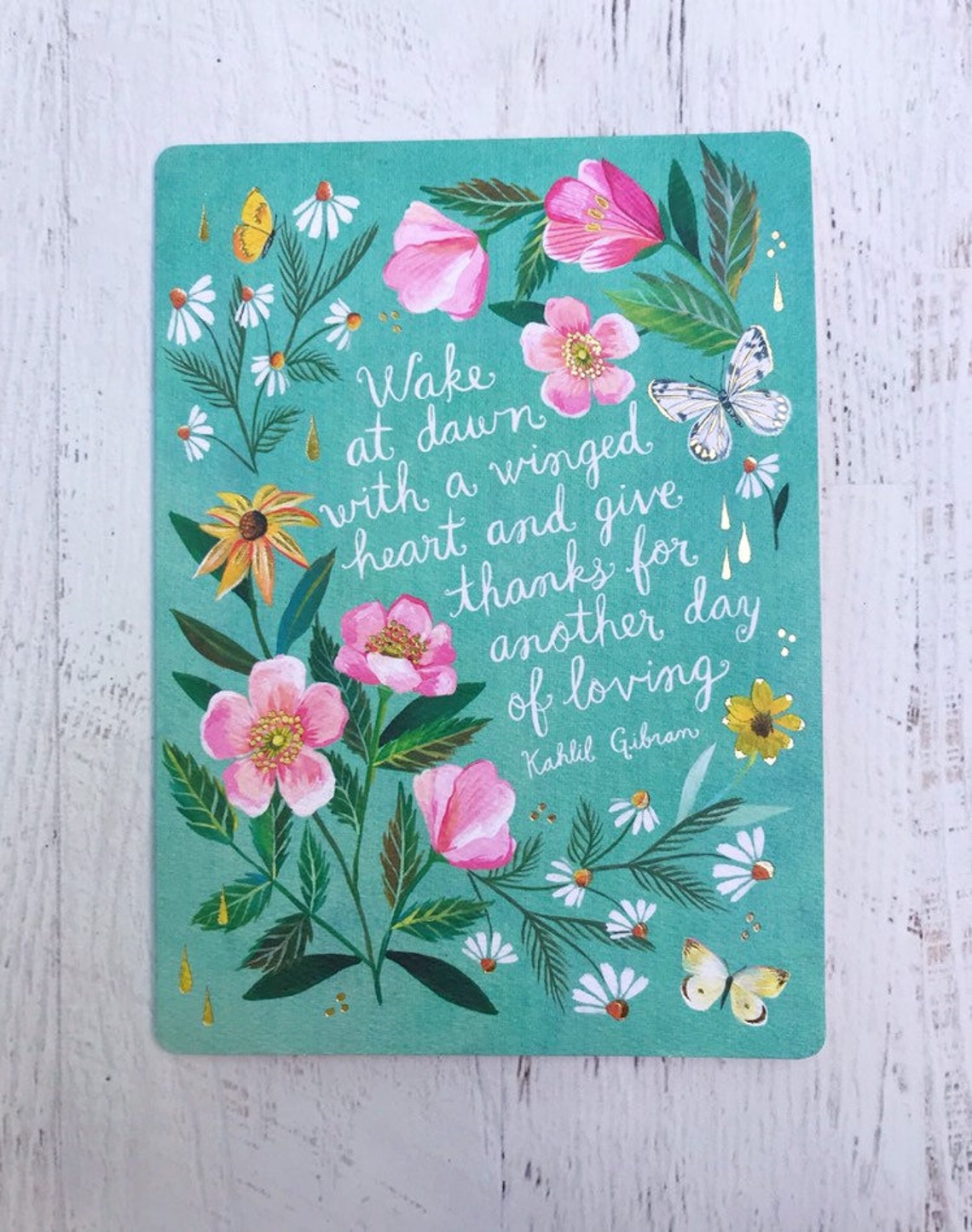 Wake at Dawn Greeting Card | Etsy