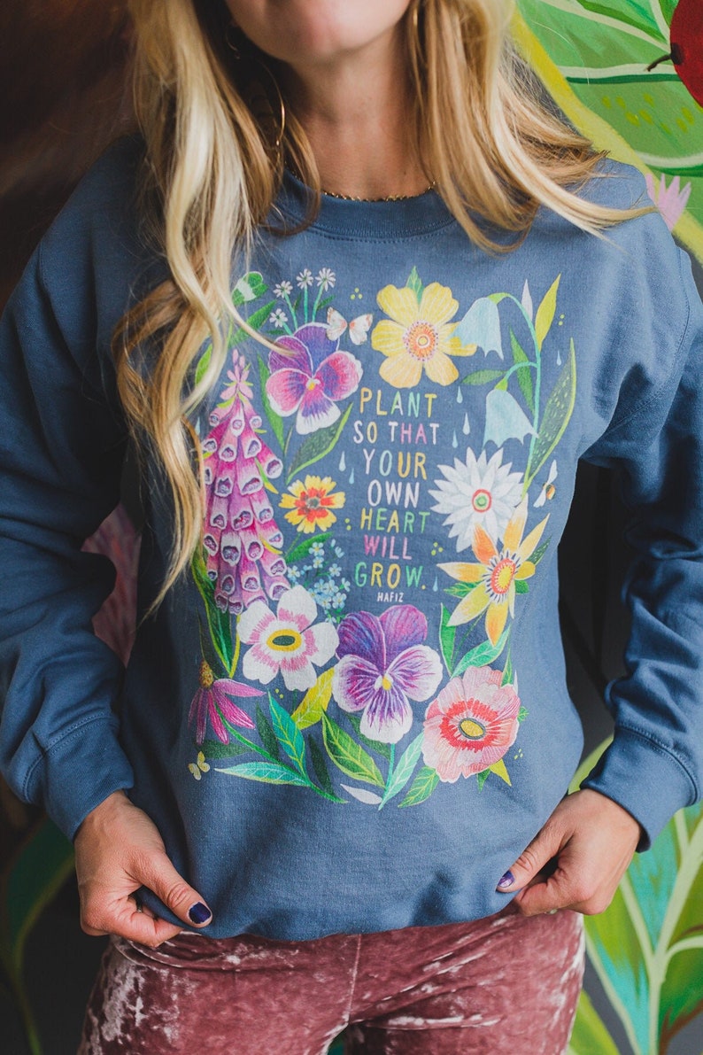 Plant Sweatshirt - Etsy