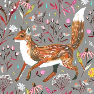 Fox Art Print - Etsy