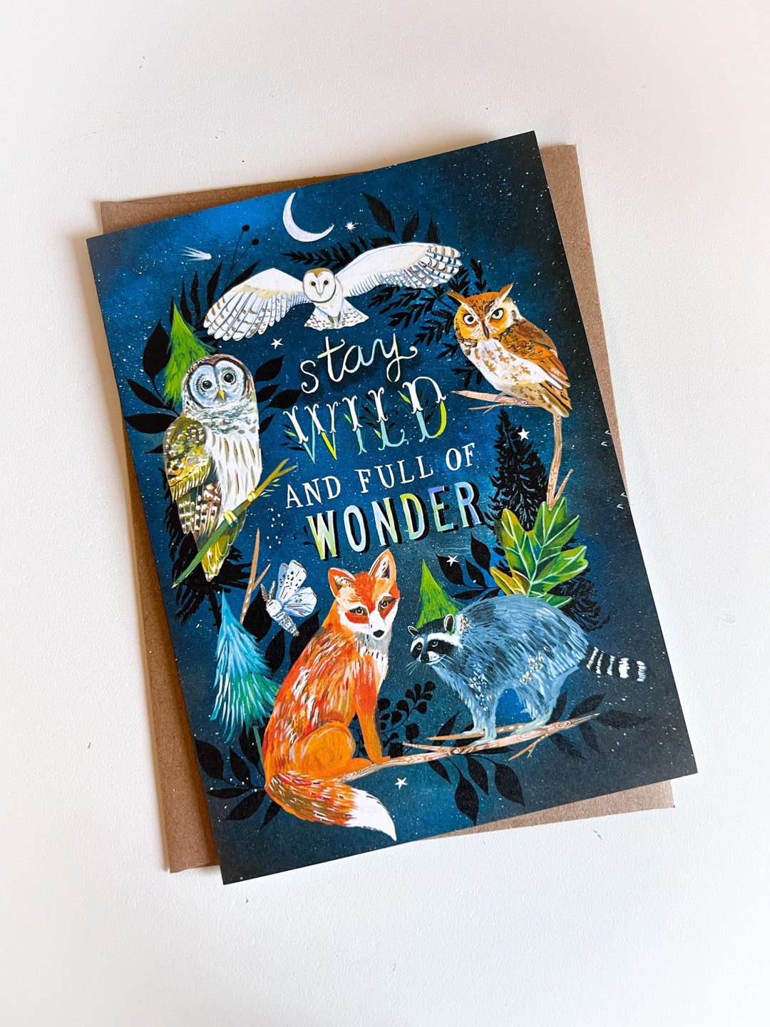 Wild Wonder - Greeting Card - Etsy