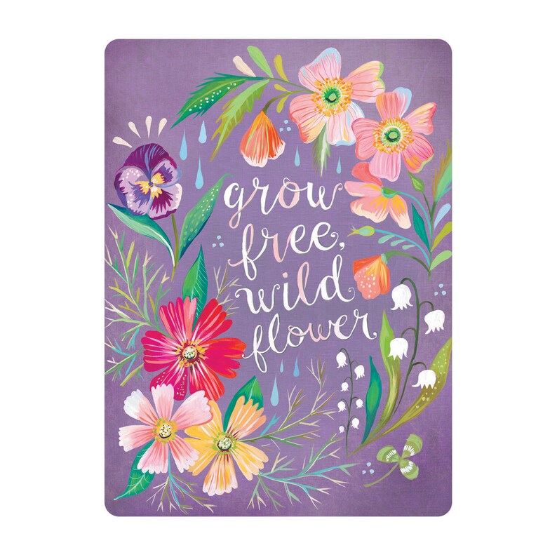 Grow Free Notecard Set Greeting Cards Stationery - Etsy