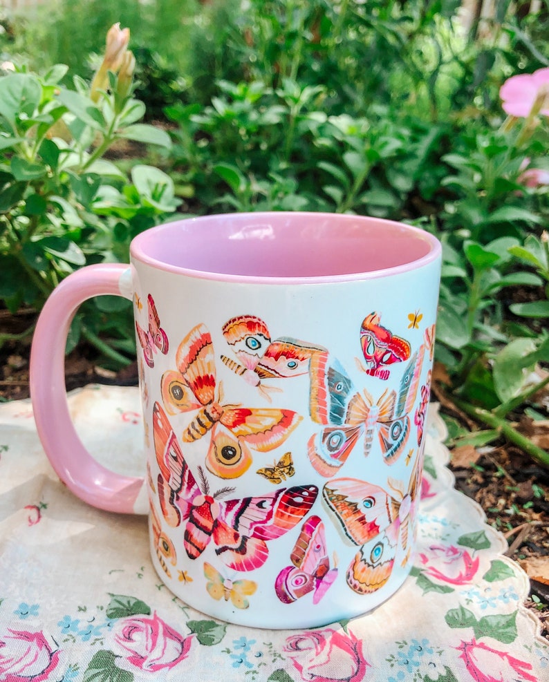 Moth Mug - Etsy