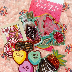 A Very Lovely Sticker Pack - Set of 8 Stickers - Etsy UK