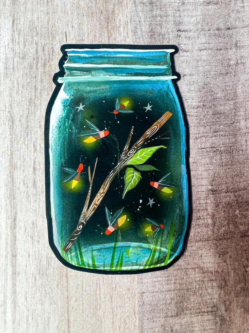 Firefly Jar With Holographic Accents - Etsy