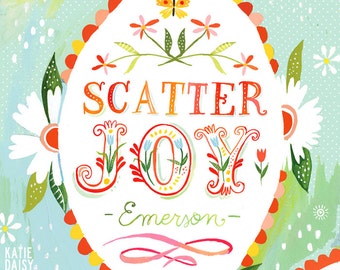 Scatter Joy Quote - Etsy