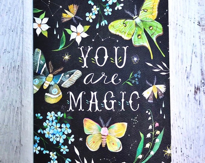 You Are Magic Greeting Card - Etsy