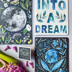 Magic & Moonflowers Notebook Collection. Journal Set, Perfect Gift for ...