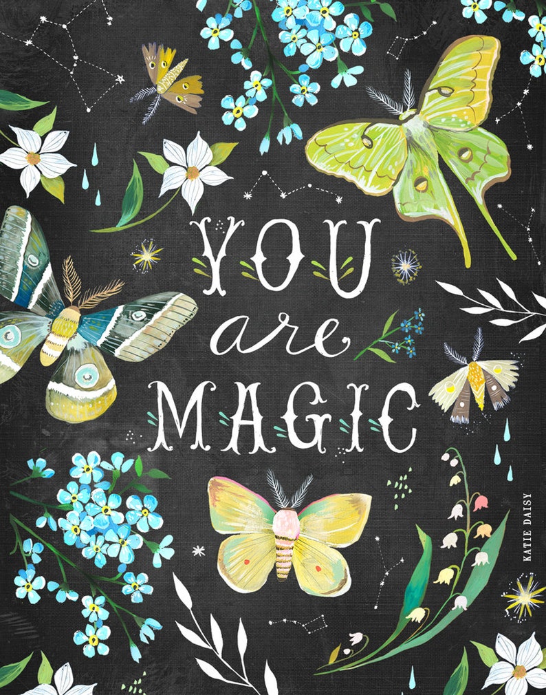 You Are Magic art print | Etsy