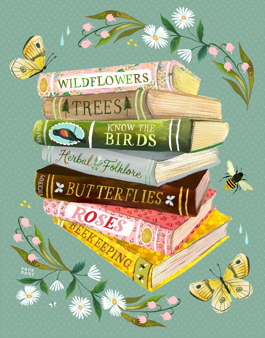 Books Art Print | 8x10 and 11x14 - Etsy