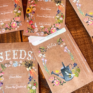 Seed Saver Packets - Set of 5 - Etsy