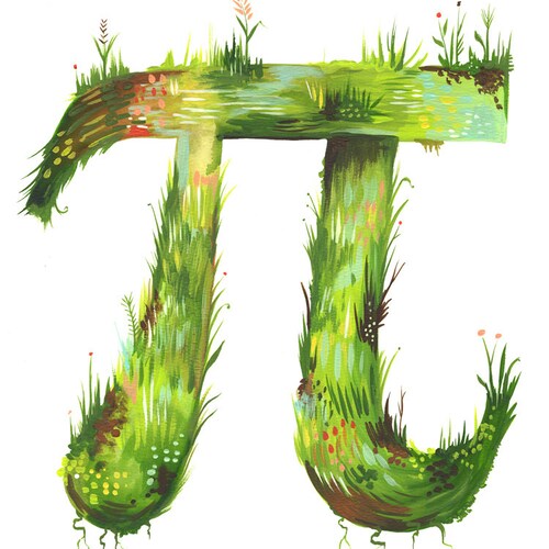 Pi Art Print Watercolor Wall Art | Etsy