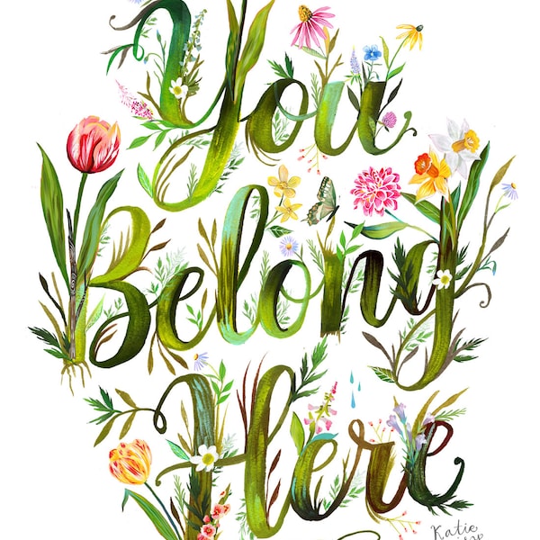 You Belong Here - Etsy
