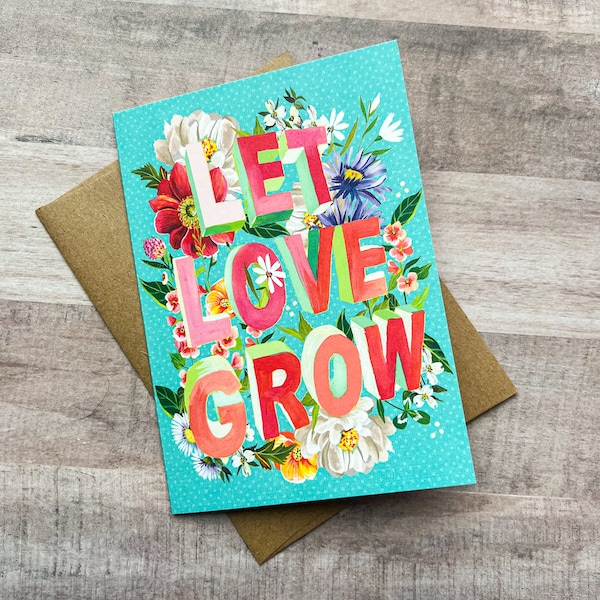 Let Love Grow Printable - Etsy