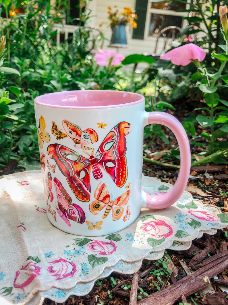 Moth Mug - Etsy