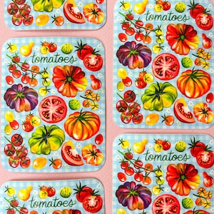 Tomato Sticker - Etsy