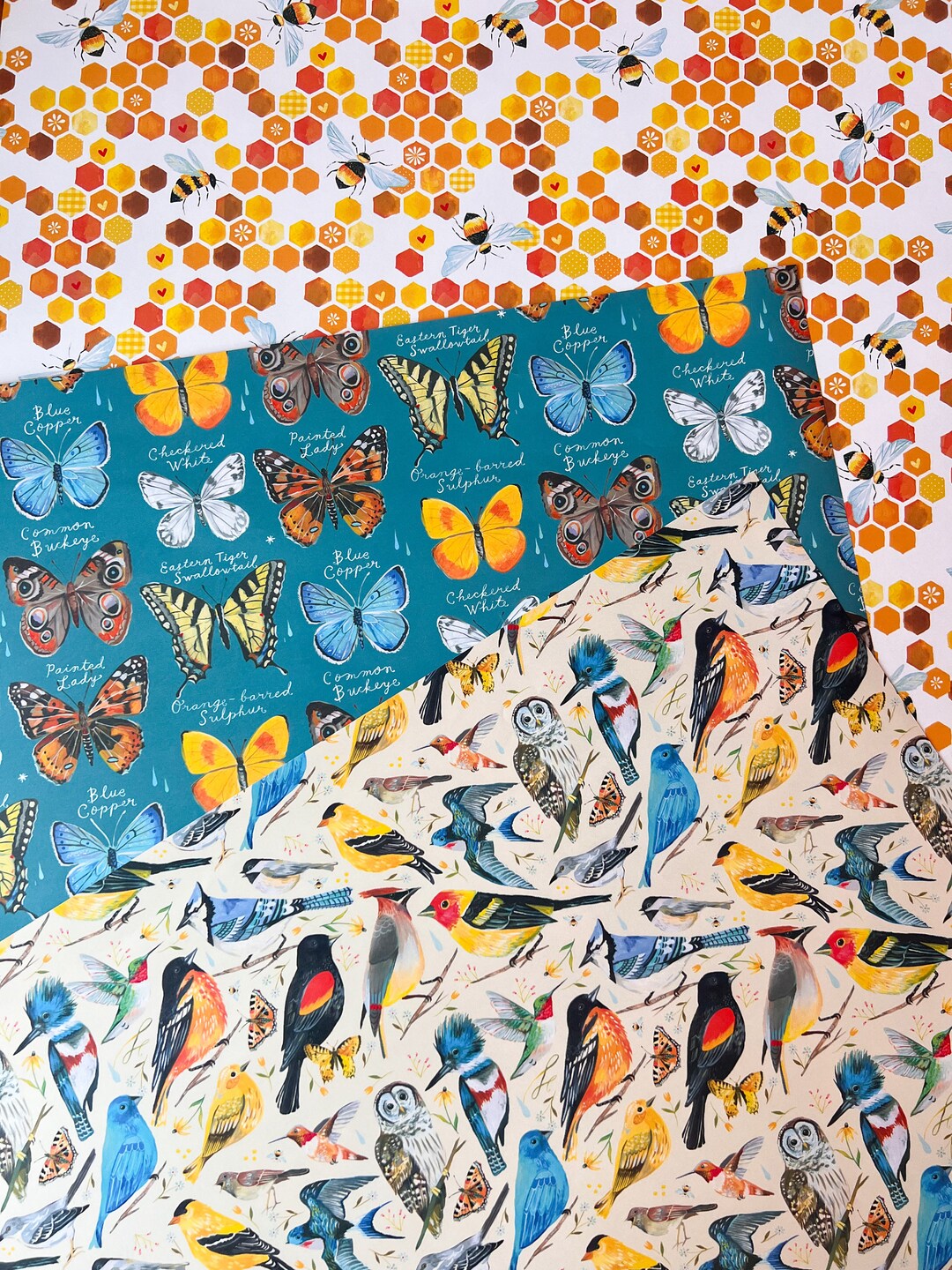 Things With Wings Gift Wrap Sheets - Etsy