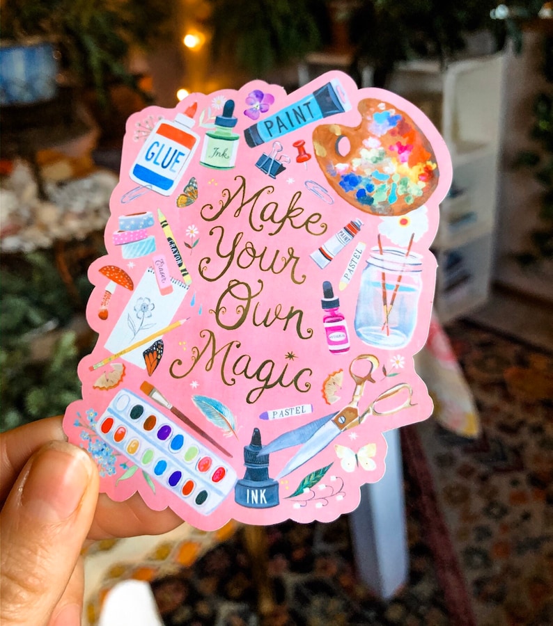 Make Your Own Magic Sticker - Etsy