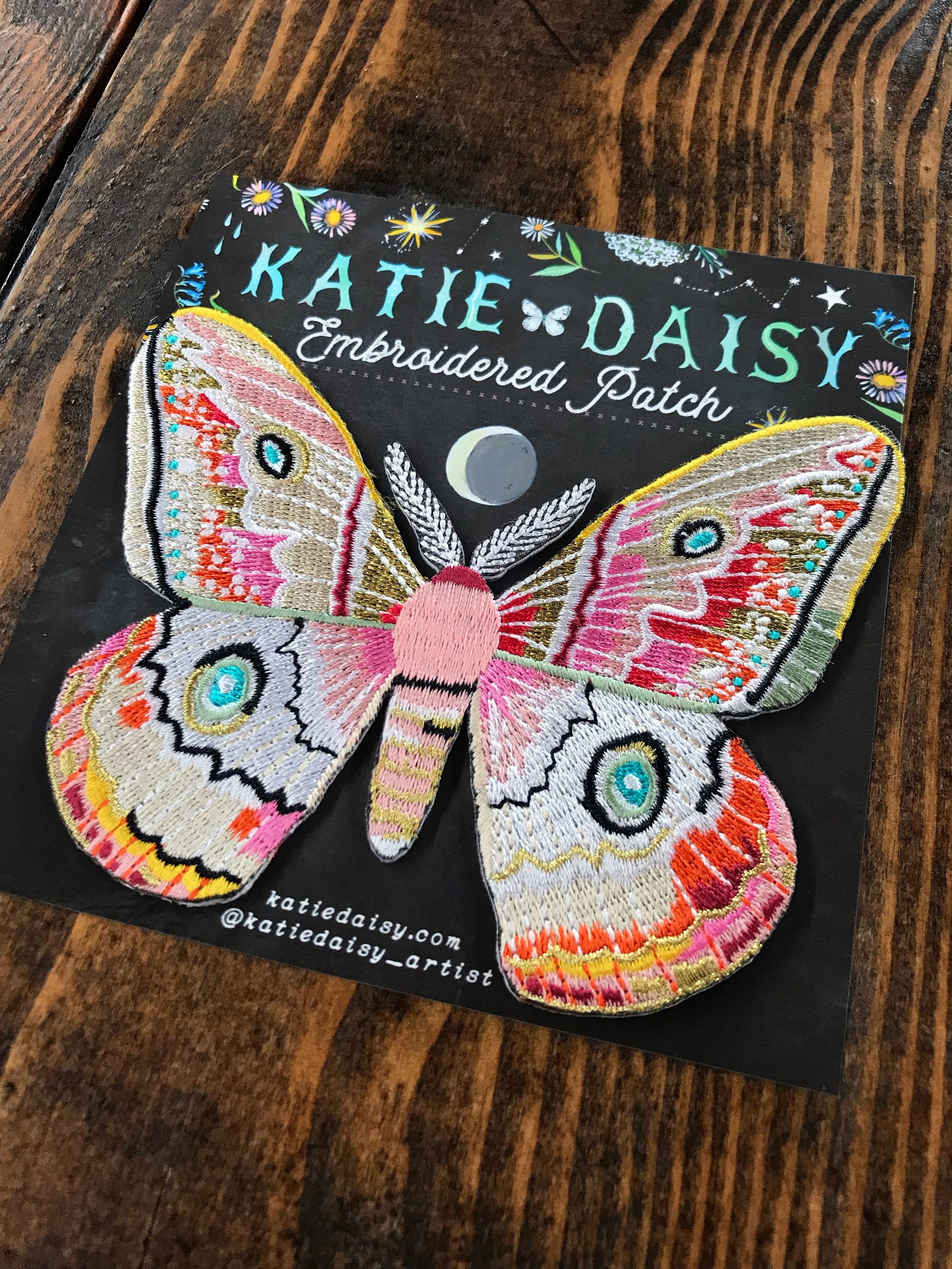 Embroidered Patch - Moth