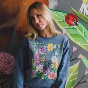 Plant Sweatshirt - Etsy