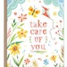 Take Care of You Greeting Card | Etsy