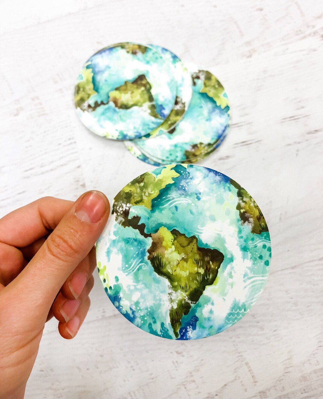 Earth - Matte Sticker - Etsy