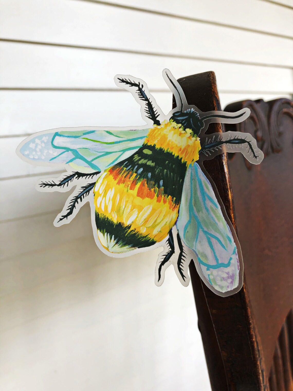 Bee Matte Sticker - Etsy