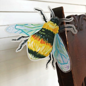 Bee - Matte Sticker - Etsy