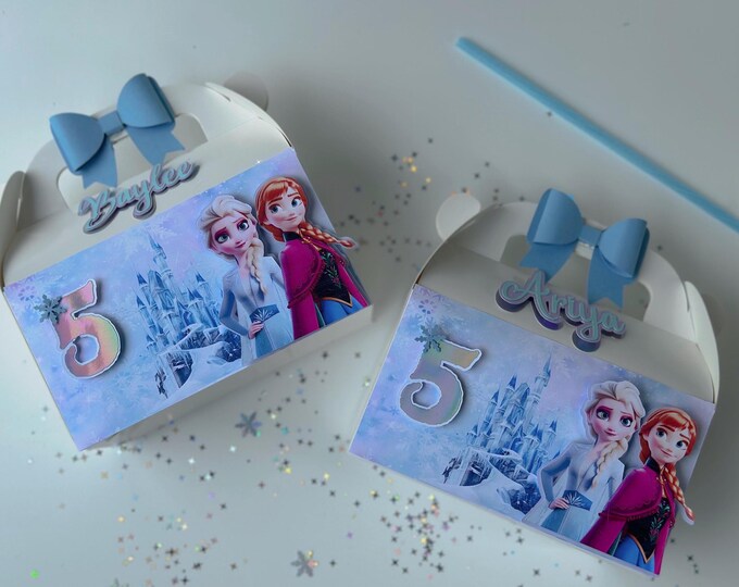 6 Frozen Theme Goodie Box | Frozen Gable Box | Frozen Birthday Favor ...