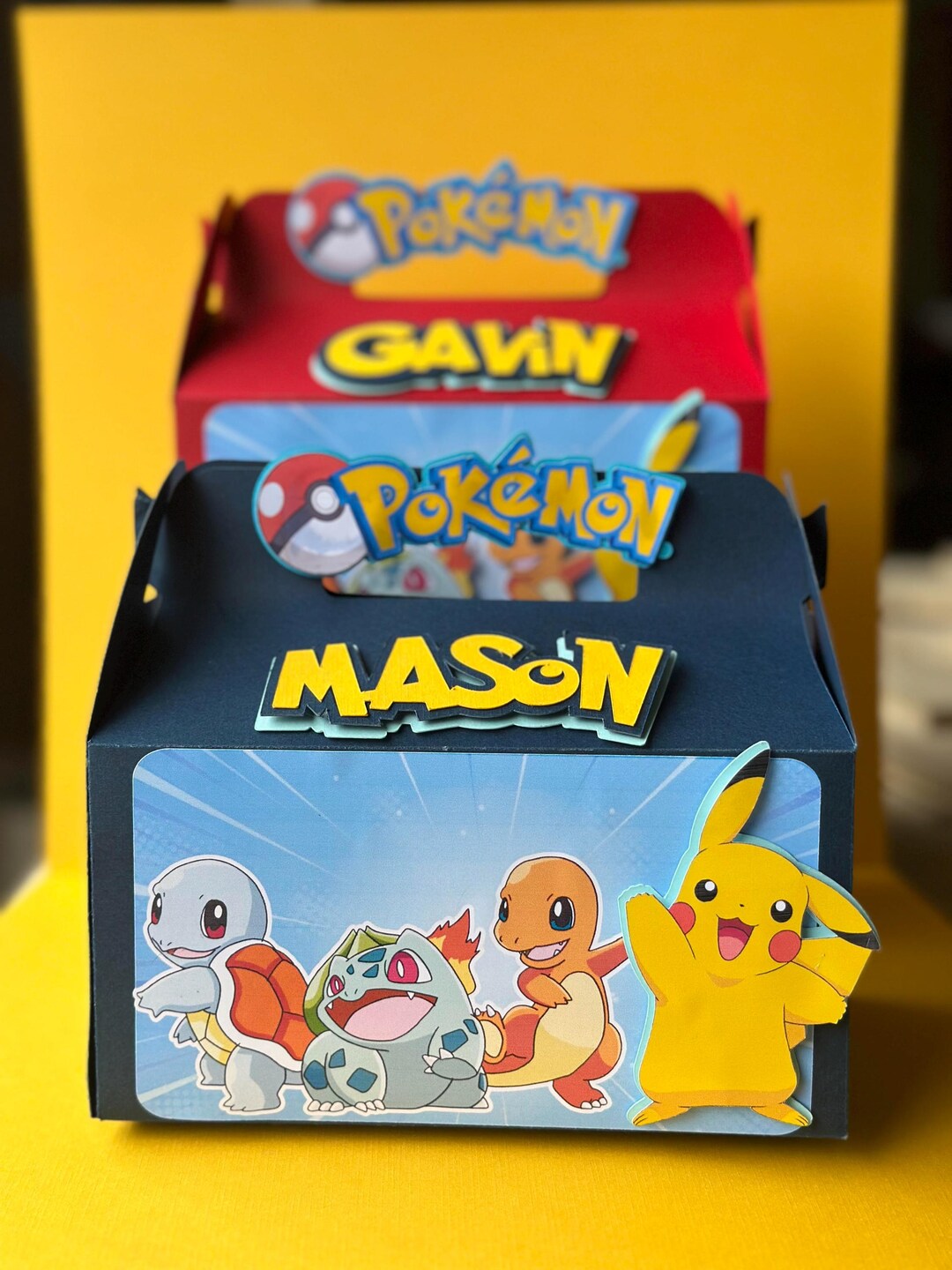 Custom Gable Boxes | Pokemon Gable Box | Custom Party Favors | Gable ...