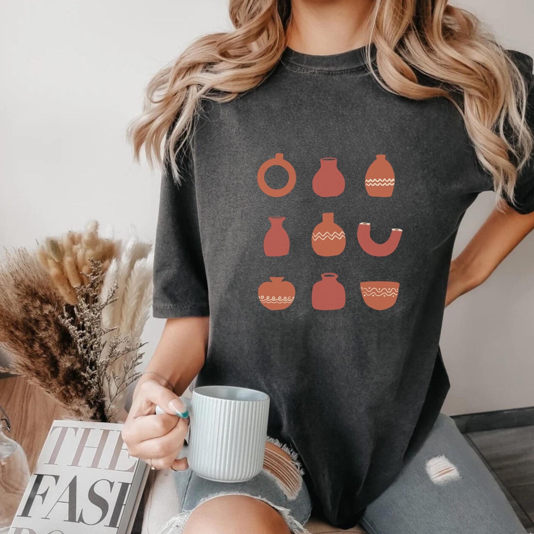 Comfort Colors® Pottery Shirt Pottery Lover Tshirt Cute Pottery Maker ...