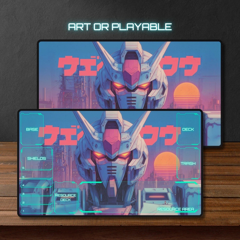 Cyberpunk Play Mat Cards - Etsy