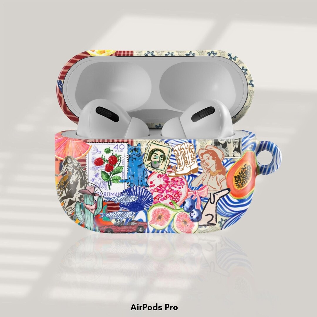 Coquette Collage AirPod Case: Y2K Coastal Cowgirl Airpods Pro Case ...