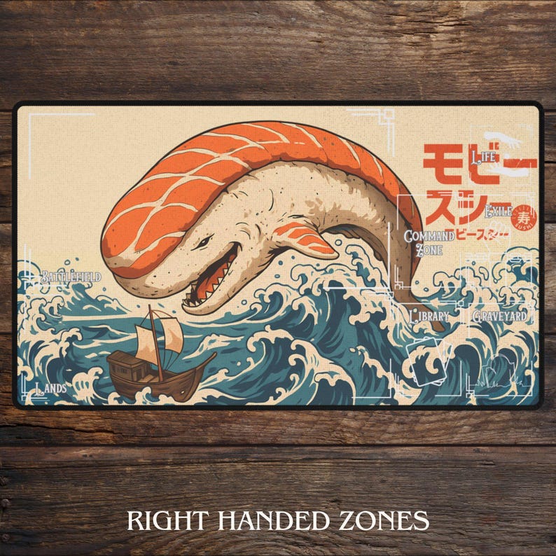 Nigiri of the Deep MTG Playmat Funny TCG Playmate Anime Deskmat ...