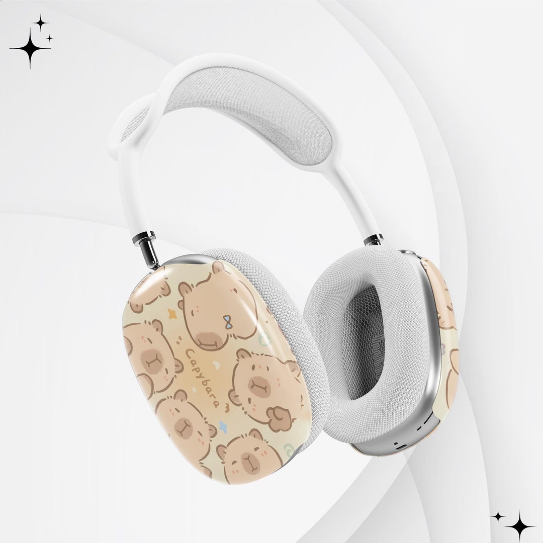 Kawaii Capybara Anime AirPod Max Cover Cute Coquette Aesthetic Airpods ...