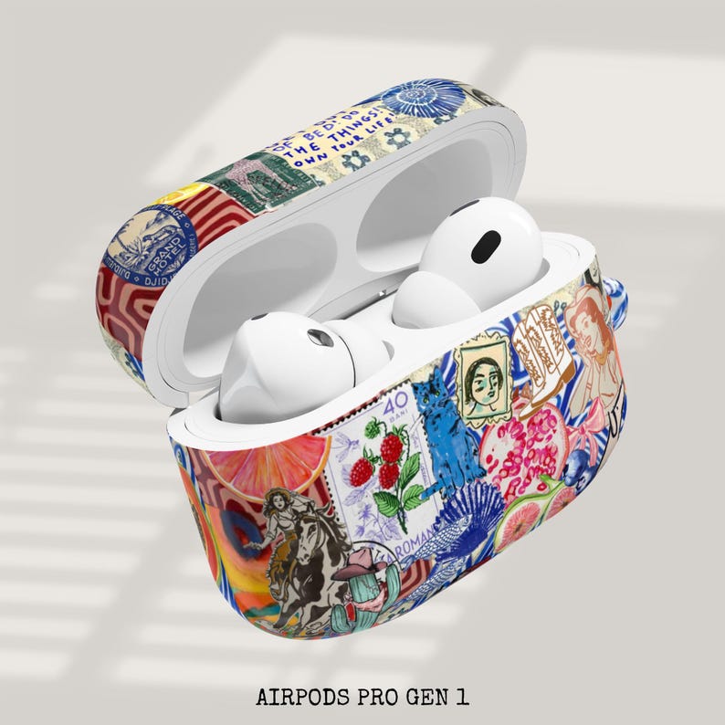 Coquette Collage AirPod Case: Y2K Coastal Cowgirl Airpods Pro Case ...