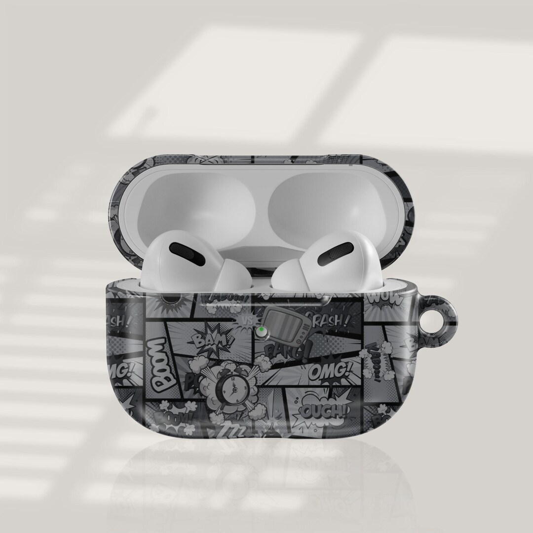 Retro Comic Style AirPod Case, Impact-resistant Polycarbonate - Etsy