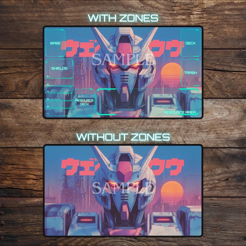 Custom Playmat MTG Playmat With Zones, TCG Playmat, Lorcana Playmat ...