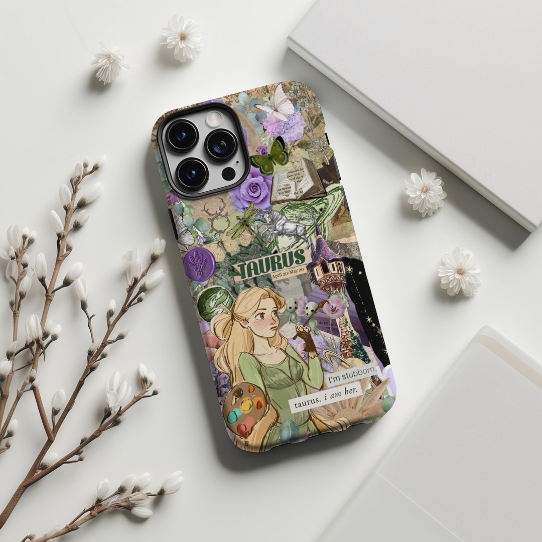 Taurus Astrology Zodiac Collage Phone Case Custom, Preppy Stuff Taurus ...