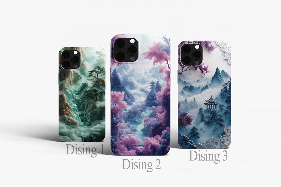Mountain Jade Scenery Tough Case, Jade Art Phone Case, Aesthetic Phone ...