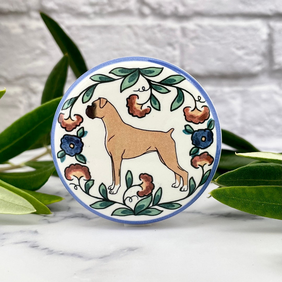 Tan Boxer Dog Wine Stopper, Boxer Dog Mom / Dad Gift, Boxer Owner Gift ...