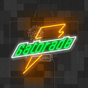 Gatorade Neon Sign Home Decor Wall Art Personalized Aesthetic Gifts Art ...